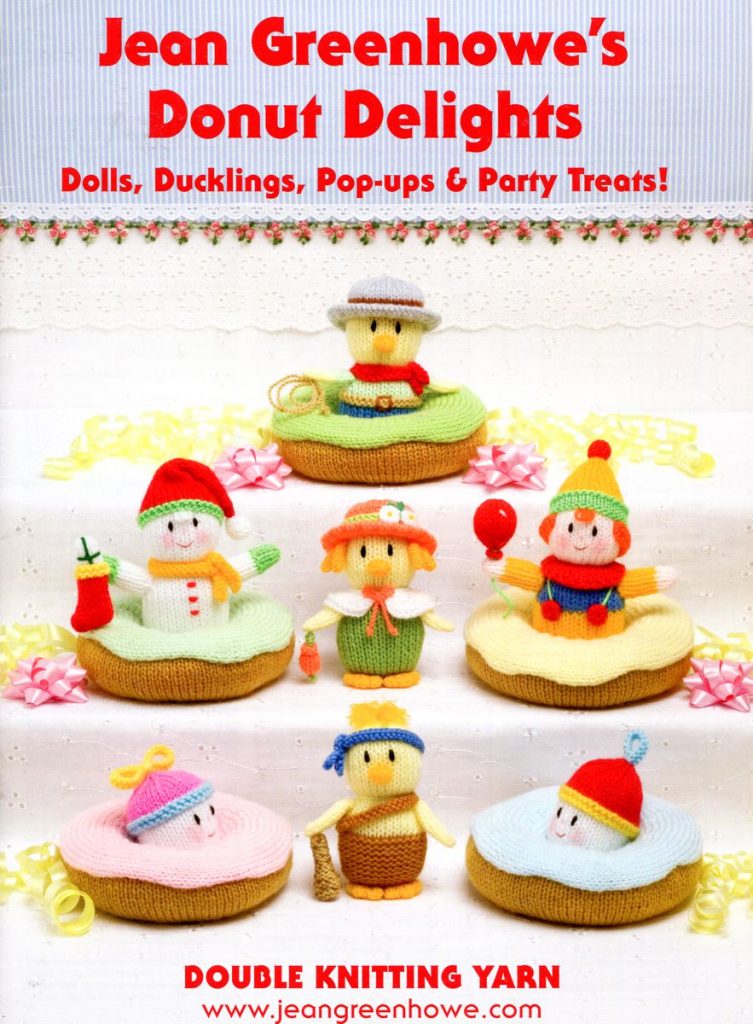 Jean Greenhowe's Donut Delights - Toy & Doll Knitting Patterns — Frugal ...