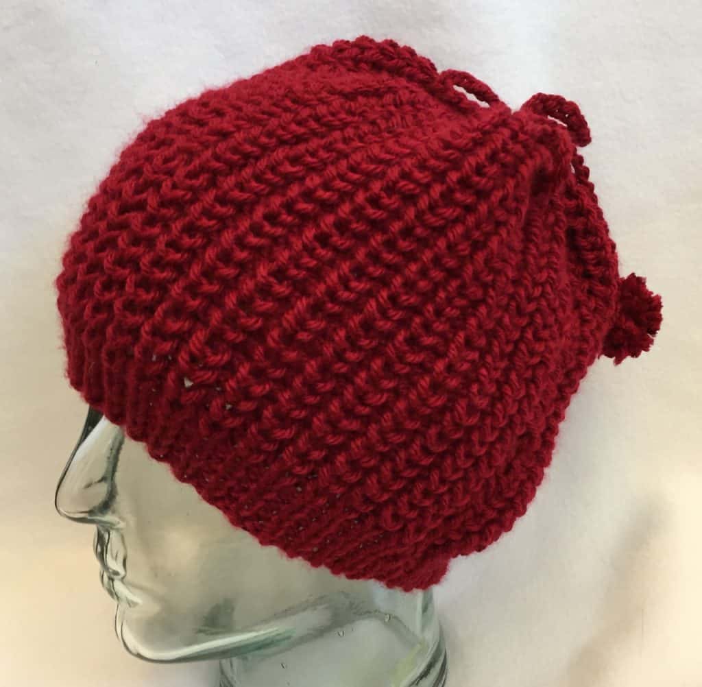 Bobbled Shaker Stitch Hat — Frugal Knitting Haus