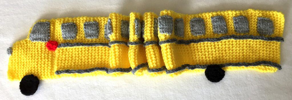 School Bus Neck Scarf — Frugal Knitting Haus