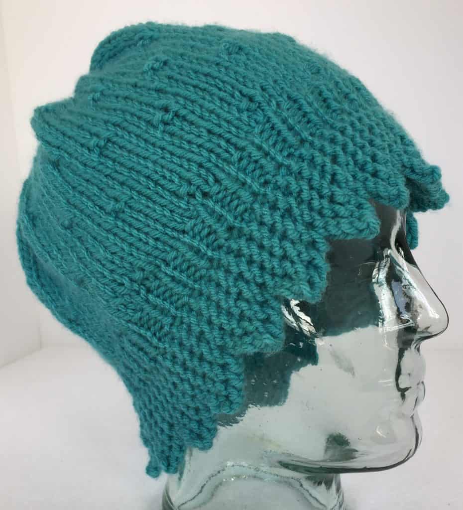Lacy Point Edge Hat — Frugal Knitting Haus