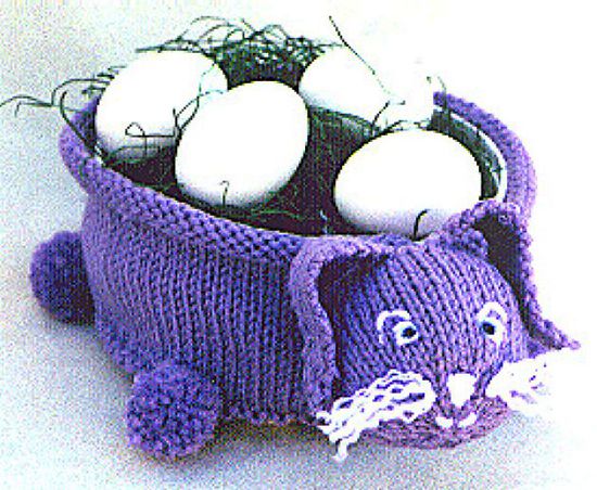 Bunny Centerpiece Bowl - - Knit ePatterns — Frugal Knitting Haus
