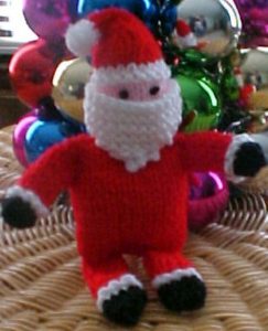 Santa Toy - - Knit ePattern — Frugal Knitting Haus
