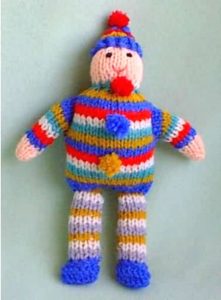 Quick and Easy Clown Doll - - Knit ePattern — Frugal Knitting Haus