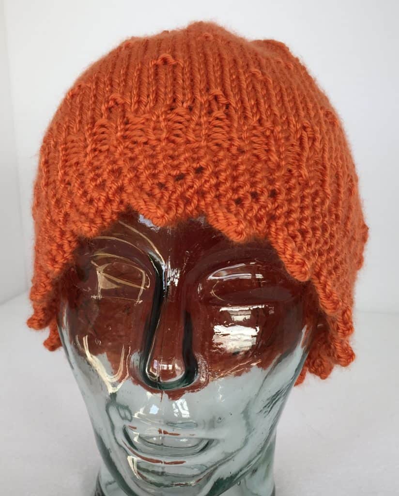 Lacy Point Edge Hat — Frugal Knitting Haus