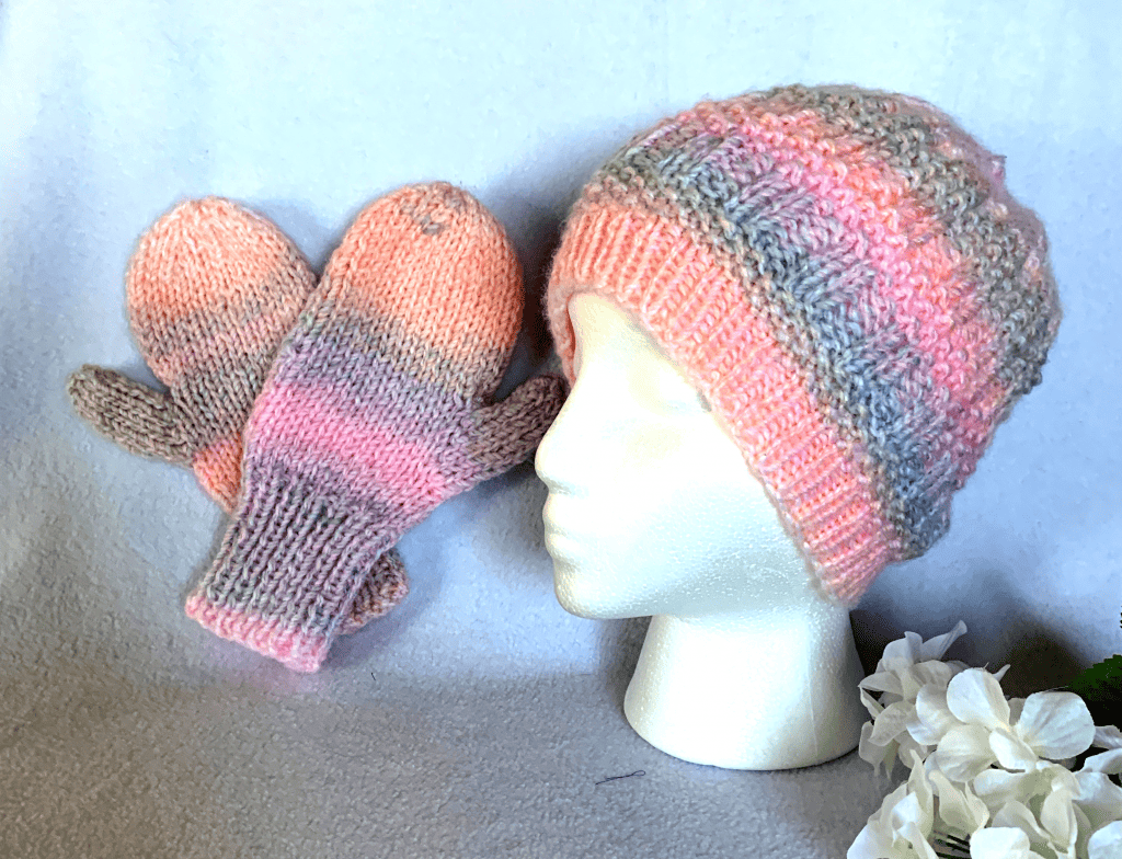Cuddly Warm Hat And Mittens Set — Frugal Knitting Haus