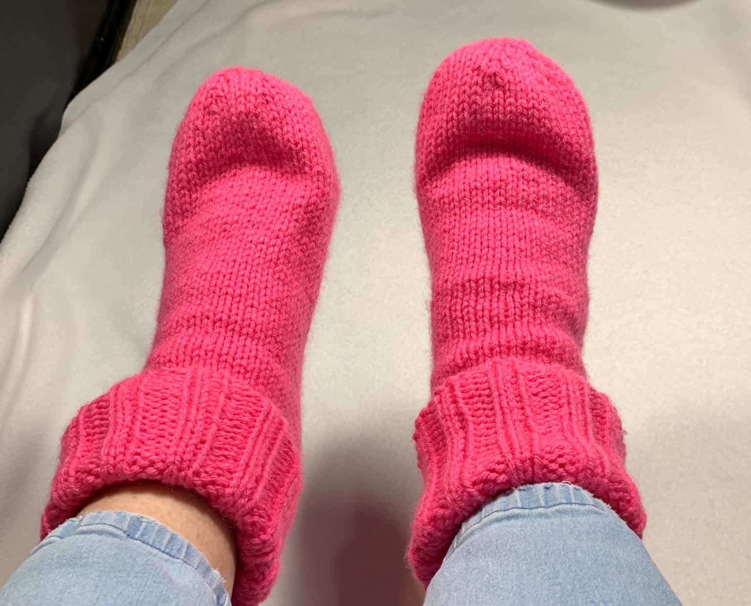 Turtleneck Lounge Socks — Frugal Knitting Haus