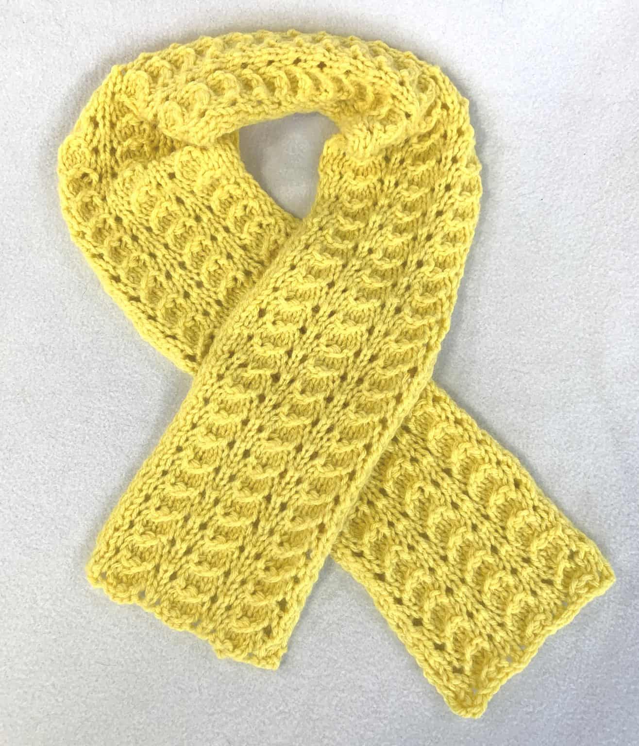 Lemon-y Lace Scarf — Frugal Knitting Haus