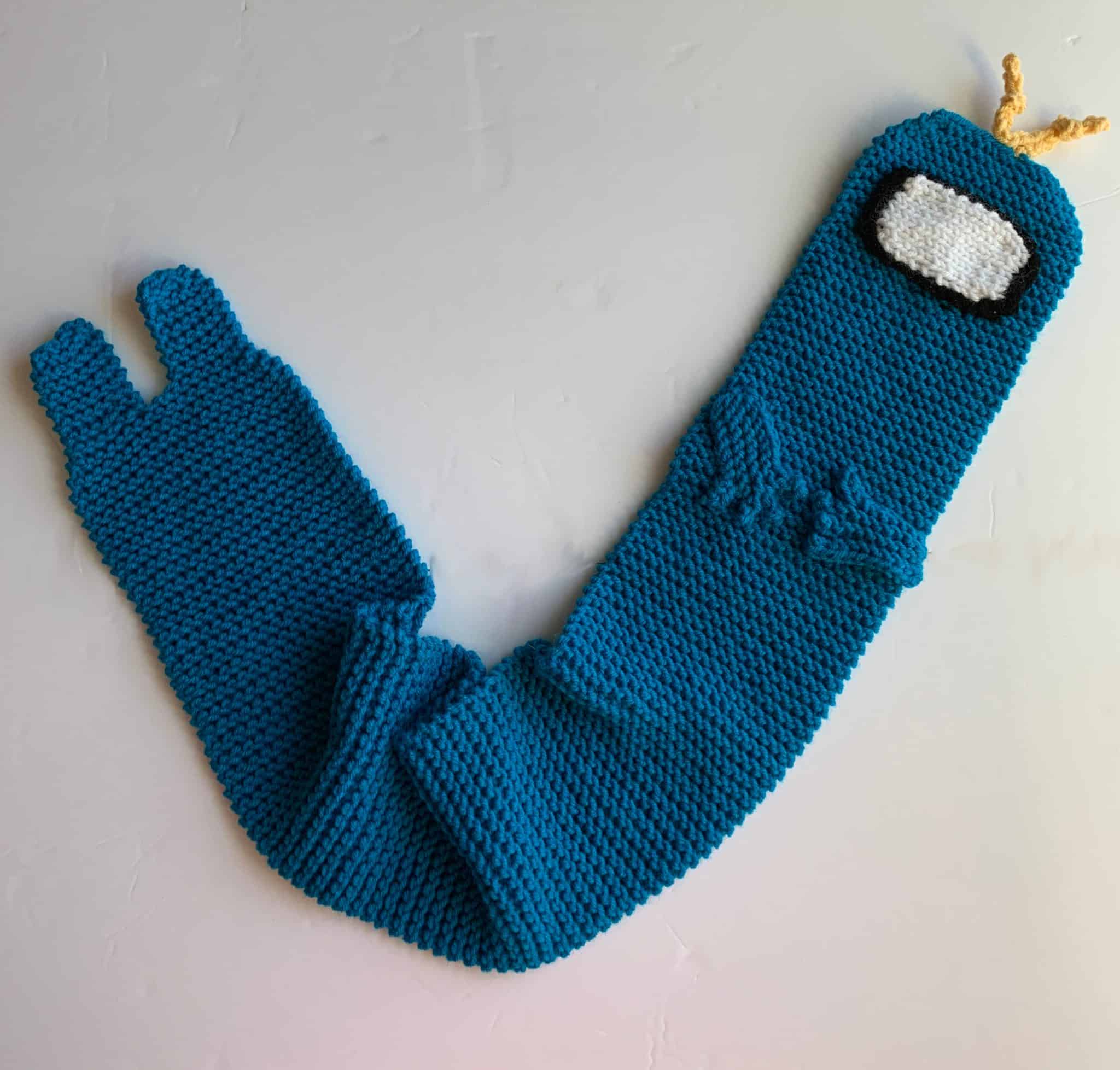 Space Monster Scarf - Looks Like Among Us Characters — Frugal Knitting Haus