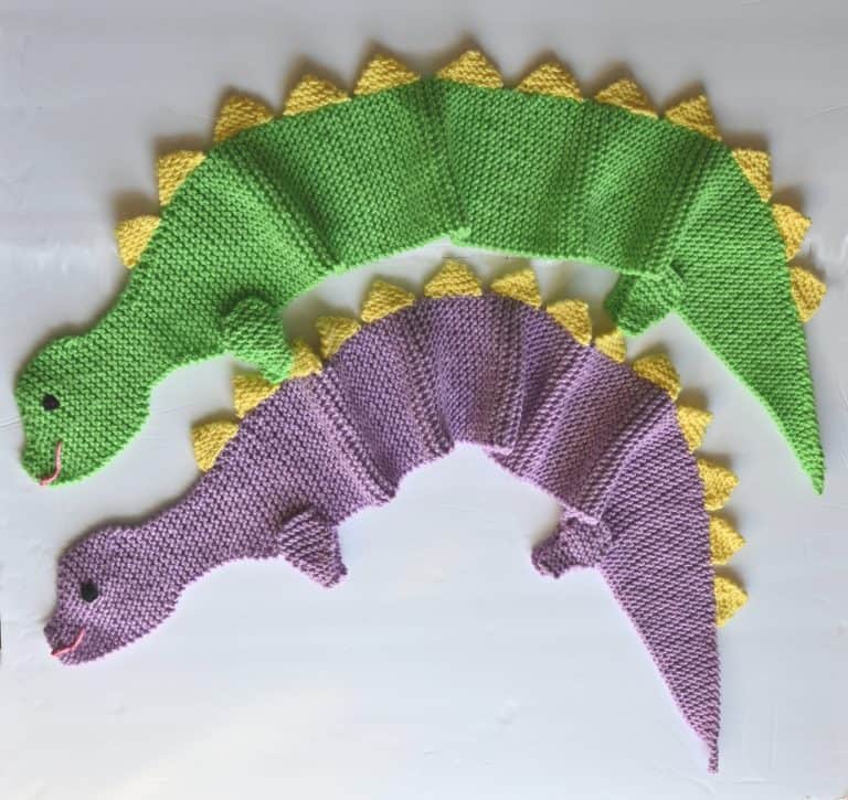 Dinosaur Scarf — Frugal Knitting Haus