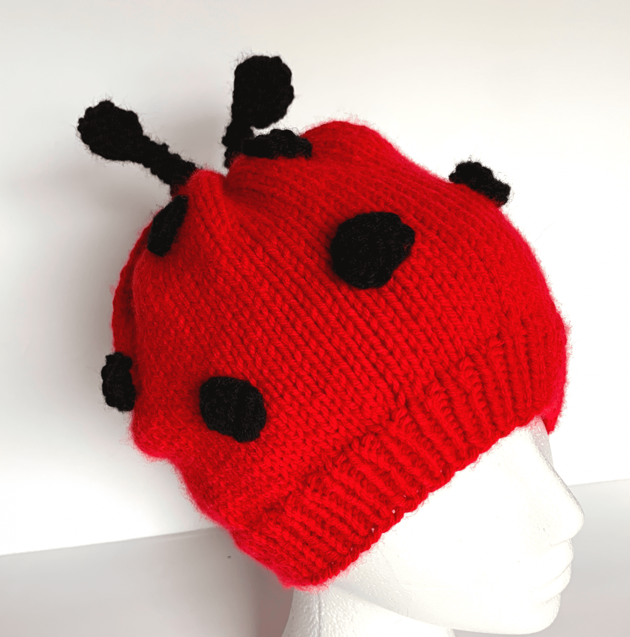 Lady Bug Hat — Frugal Knitting Haus
