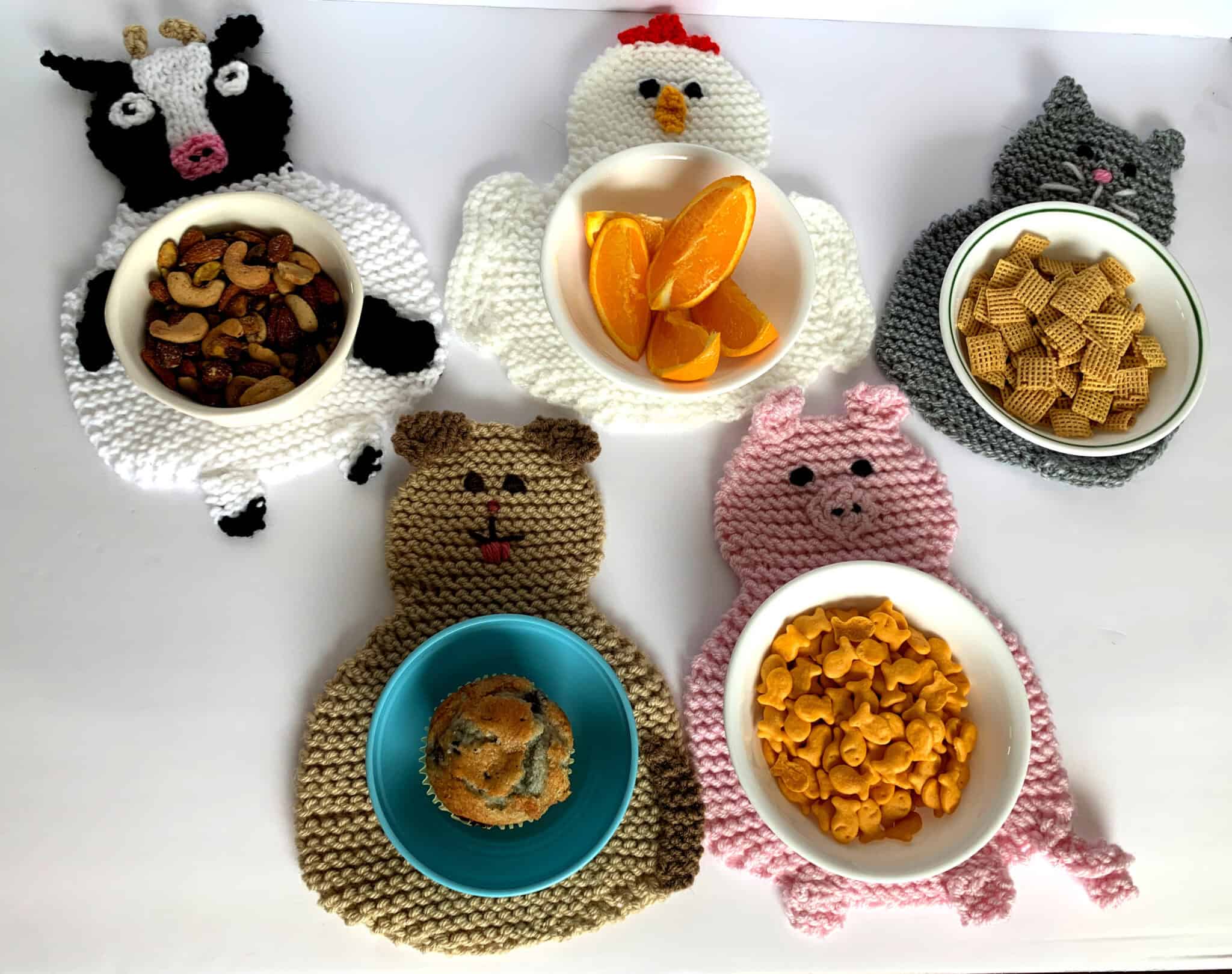 Farmyard “Mini Mats” — Frugal Knitting Haus