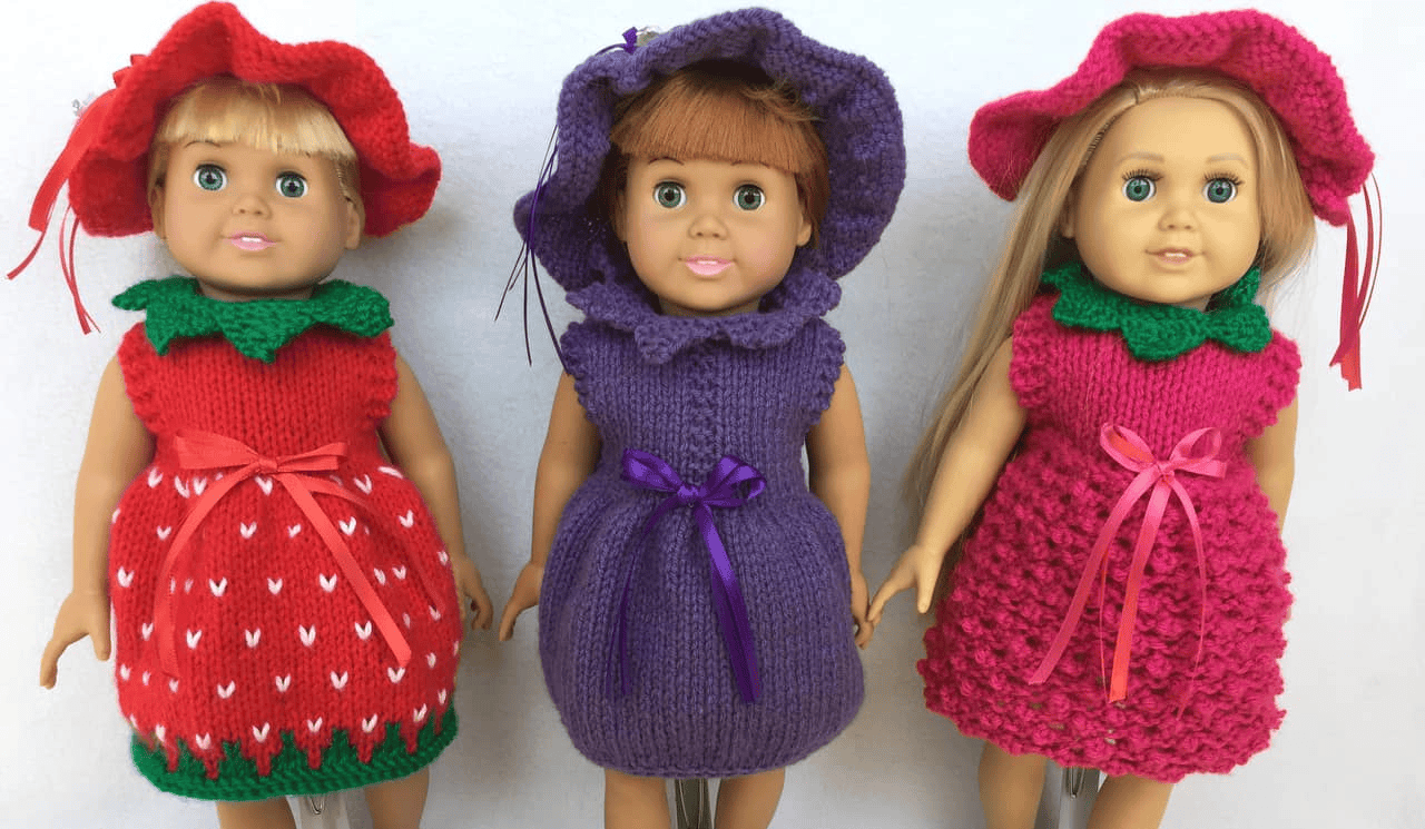 EASY knitting pattern for 18-Inch Doll Clothes (PDF Downloads Only) www ...